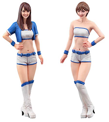 ハセガワ(Hasegawa) 1/24 フィギュアコレクションシリーズ コンパニオン ガールズフィギュア (2体セット) プラモデル FC05 組み立て塗装が必要なプラモデル。 別途、接着剤や工具、塗料等が必要。 1/24スケール未塗装プラ...