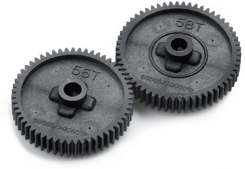 タミヤ HOP-UP OPTIONS OP-665 TT-01スパーギヤ (55T/58T) RCカーの性能アップやセッティングに役立つパーツです。 RCカーの性能アップやセッティングに キット標準の61Tに比べ、ハイスピード仕様としたスパ...