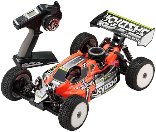 京商 (Kyosho) 1/8 21エンジン 4WDレーシングバギー レディセット インファーノ MP10 カラータイプ1 レッド エンジンラジオコントロール 33025T1S 世界選手権優勝をはじめとするビッグレースで豊富な実績を誇るイン...