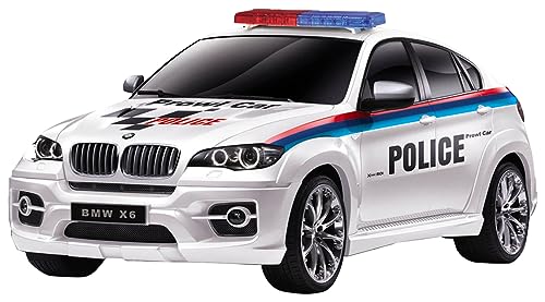 童友社(DOYUSHA) 2.4GHz 1/24 BMW ポリスカー 白 電動ラジオコントロール No.866-2404P WHITE 動作は前進後退 右左折の簡単操作。 走行時にはライトが点灯、もちろんライセンスも取得しています。 単三ア...