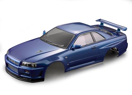 [Killerbody] 48716 1/10 日産スカイラインGT-R BNR34 メタリックブルー 1/10 RCカー 塗装済みボディ 日産スカイラインGT-R BNR34 メタリックブルー ホイールベース257mm 車幅195mm 【...