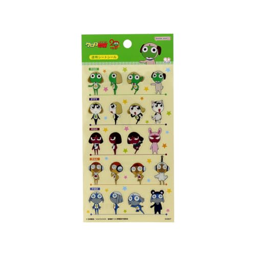 サンスター文具(Sun-Star Stationery) ケロロ軍曹 グッズ シール 透明 A S8814651 新プロジェクトに期待高まる「ケロロ軍曹」のステーショナリー 【特長】手帳やノートのデコレーションにぴったりな透明タイプのシール...