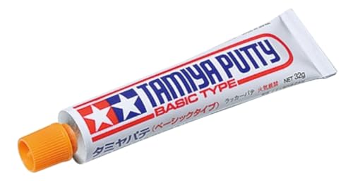 タミヤ メイクアップ材シリーズ No.53 タミヤパテ ベーシックタイプ 32g (313-8025 No.5 銀パテグレー改良型) 模型用素材 87053 メイクアップ材シリーズ 部品の隙間やくぼみの補修、穴埋めなどに便利なパテ 硬化後の...