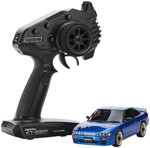 京商 (Kyosho) ミニッツAWD 日産 シルエイティ ブルー 電動ラジオコントロール 32660BL MA-020系シャシーをベースにしたAWDスポーツシャシーのリニューアル版。 ステアリング制御プログラムを見直した専用基盤。 シャシ...