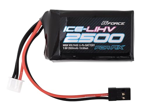 ジーフォース ICE LiHV 7.6V 2500mAh (受信機用 俵型) 日本正規品 GFG106 ハイボルテージサーボのパワーをフルに引き出すエンジンRCカー用 LiHV受信機バッテリー。 軽量かつハイパワーなハイボルテージ仕様。 俵...