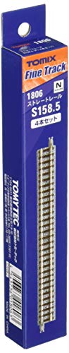 TOMIX Nゲージ ストレートレール S158.5 F 4本セット 1806 鉄道模型用品 対象年齢 :15才以上 【JANコード】4543736018063 【状態】新品 【発送】1〜2営業日で発送（休業日除く）