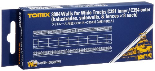 TOMIX Nゲージ ワイドレール用 壁C391内 C354外 3種×8枚入 3084 鉄道模型用品 対象性別 :男の子 対象年齢 :8歳から 【JANコード】4543736030843 【状態】新品 【発送】1〜2営業日で発送（休業日除く）