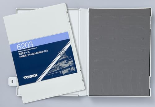 TOMIX Nゲージ 車両ケース 16両用 タキ1900 29300 サイズ 6203 鉄道模型 用品 単品タキの収納はこちら!車両ケースタキ1900 29300用が登場! 開閉しやすい車両収納ケース。 タキ1900 29300形など、全長...