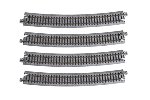 KATO Nゲージ 曲線線路 R718-15° 4本入 20-150 鉄道模型用品 ポイント6番 (EP718-15L-R)の分岐に使う補助曲線線路です。 緩和曲線や極めて大きな半径の曲線が欲しい場合にも使用できます。 [セット内容] 4本...
