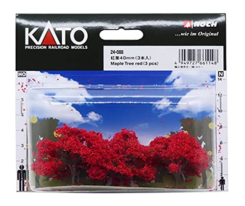 KATO Nゲージ 紅葉40mm 3本入 24-088 ジオラマ用品 本体サイズ :高さ:約40mm 対象年齢 :8才以上 【JANコード】4949727661148 【状態】新品 【発送】1〜2営業日で発送（休業日除く）