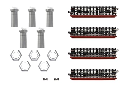 KATO Nゲージ カーブ鉄橋セットR481-60° 非電化 ・ 朱 20-824 鉄道模型用品 「単線デッキガーダー曲線鉄橋」をもっと様々な形で楽しめる、外側の曲線鉄橋と橋脚を延長できる製品。 【JANコード】4949727669540 ...