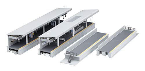 KATO Nゲージ 近郊形ホームDX 対向式セット 23-161 鉄道模型用品 都市部や、比較的新しい駅に見られるようなホームをNゲージでお楽しみいただける製品です。 完成品ですのでリアルな駅を手軽にお楽しみいただけます。 23-163 ホ...