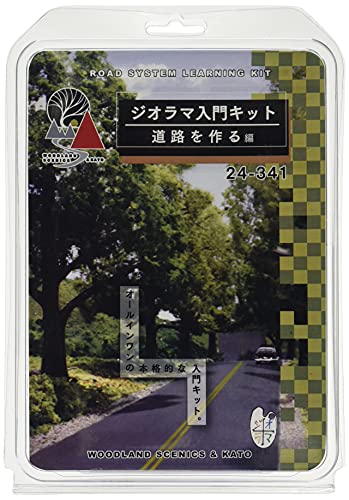 KATO ジオラマ用品 ジオラマ入門キット 道路を作る 編 24-341 鉄道模型用品 KATOでお取り扱いしております、ウッドランドシーニックス社製のジオラマ材料ラインナップを刷新いたします。 大小さまざまな樹木や森をはじめとした情景の再...