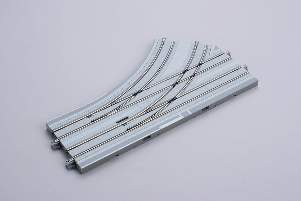 KATO Nゲージ ユニトラム電動ポイント軌道プレート R180mm 左 40-212 鉄道模型用品 KATOのユニトラム、ユニトラム電動ポイント軌道プレートR180mm 左です。 複線軌道が左または右に分岐するポイント軌道プレート。 すっ...
