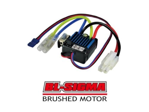 SANWA BL-SIGMA 107A54671B ブラシモーター専用バック機能付きESC スピードコントローラー。 Ni-Cd/Ni-MH/Li-Fe/Li-Poバッテリー対応。 防塵防滴仕様。 BEC容量3A。 オートセットアップ。 対...