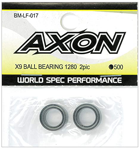 AXON X9 BALL BEARING 1280 2pic BM-LF-017 ワークススペックのクォリティ。 トップスピードで応える超ローフリクション!! アクソン X9ボールベアリングは、抜群の精度でベアリング回転時の振動を限りなく抑...