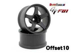 SSR GT GTF01 オフセット10 FLAT BLACK(2pcs) RC-ARTのラジコンパーツです。 【JANコード】4582302468901 【状態】新品 【発送】1〜2営業日で発送（休業日除く）