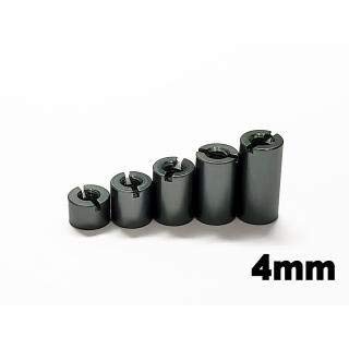 RC-ART 4mm両メネジスペーサー(アルミ・ガンメタ) ART2568 - 【JANコード】4582302472465 【状態】新品 【発送】1〜2営業日で発送（休業日除く）
