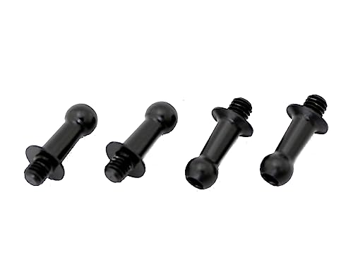 ジュラルミンφ4.3ピロボール(4個) L=8mm×N=3mm ブラック アルミ製品 【JANコード】4582387282010 【状態】新品 【発送】1〜2営業日で発送（休業日除く）