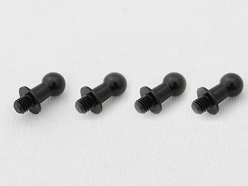 ジュラルミンφ4.8ピロボール (4個) L=6mm×N=3mm ブラック アルミ製品 【JANコード】4582387282935 【状態】新品 【発送】1〜2営業日で発送（休業日除く）