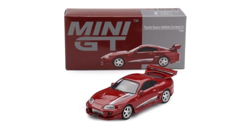 サンリッチ (Sunrich) MINI GT 1/64 Toyota スープラ VeilSide コンバット V-I レッド (左ハンドル) 完成品 MGT01094-L MINI GT 1/64スケールミニカー。 ダイキャストモデル。 ...