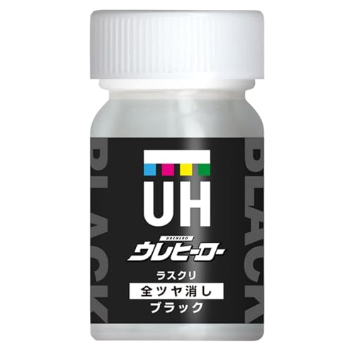 斎藤塗料 ウレヒーロー ラスクリ 50ml ブラック 全ツヤ消し 使用可能箇所：PVC TPE PC ABS EVA アクリル ウレタン ナイロン カラー:ブラック 容量:50ml 容器:ガラス 蓋:PP 【JANコード】458052496...