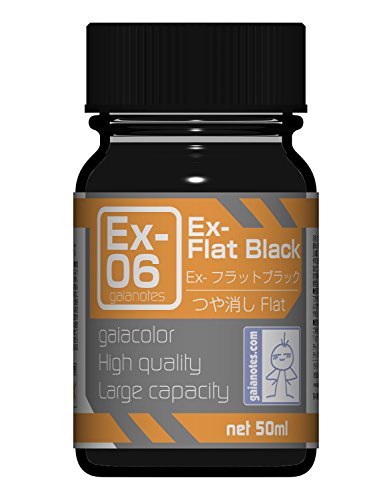 ガイアノーツ Exシリーズ Ex-06 Ex-フラットブラック 50ml 模型用塗料 30016 Exシリーズ:通常のカラーより高品質な顔料を使用したハイクオリティのカラーシリーズ 内容量:50ml パッケージ重量: 0.11 kg 素材:...