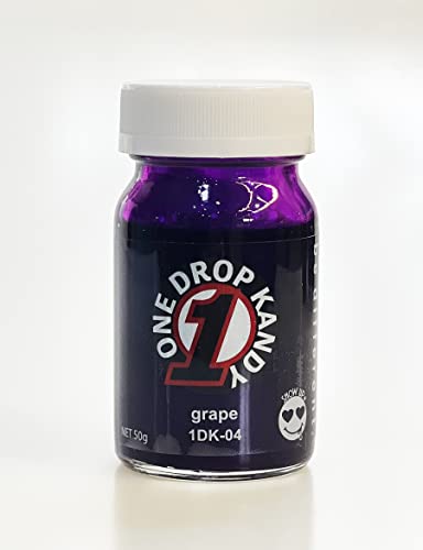 SHOW UP ONE DROP KANDY grape 1DK-04 1コートで塗れるキャンディーカラー 内容量：50g 品番：1DK-04 全12色 50gで10cm x 20cmサイズ5個ペイント出来ます。 1液型塗料 【JANコード...