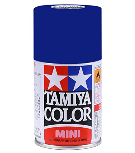 タミヤ(TAMIYA) スプレー TS-51 レーシングブルー 模型用塗料 85051 正味量:100ml 手頃な量とサイズで使いやすいスプレーカラー 用途：プラスチックモデル、模型、工作、硬質プラスチック、木、金属 合成樹脂塗料 ※表示さ...