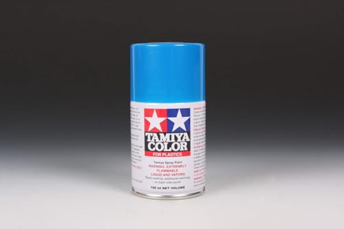 タミヤ(TAMIYA) スプレー TS-54 ライトメタリックブルー 模型用塗料 85054 正味量:100ml 手頃な量とサイズで使いやすいスプレーカラー 用途：プラスチックモデル、模型、工作、硬質プラスチック、木、金属 合成樹脂塗料 ※...