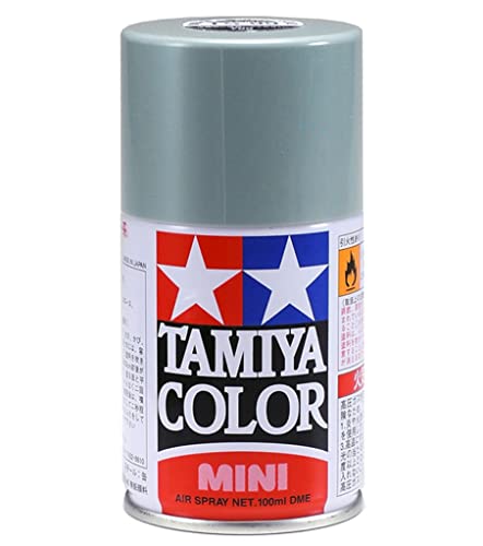 タミヤ(TAMIYA) スプレー TS-81 ロイヤルライトグレイ 模型用塗料 85081 正味量:100ml 手頃な量とサイズで使いやすいスプレーカラー 用途:プラスチックモデル、模型、工作、硬質プラスチック、木、金属 合成樹脂塗料 ※表...
