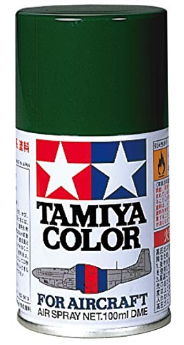 タミヤ(TAMIYA) エアーモデルスプレー AS-1 暗緑色 模型用塗料 86501 正味量:100ml 飛行機モデルの塗装を、混色の手間を省いて手軽に仕上げて頂ける専用スプレーカラー 用途：プラスチックモデル、模型、工作、硬質プラスチッ...