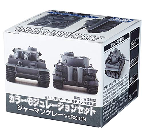 GSI クレオス(GSI Creos) GSIクレオス Mr.カラー特色 カラーモジュレーションセット ジャーマングレー VERSION 18ml×4本入り 模型用塗料 CS583 本セットは戦車模型の単色迷彩各色をカラーモジュレーション仕...