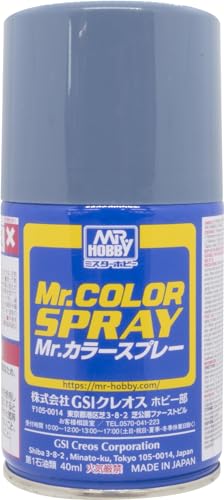 GSIクレオス Mr.カラースプレー ミディアムブルー 半光沢 100ml ホビー用塗料 S72 容量：100ml スプレータイプの塗料です。 超微粒顔料を使用しています。 Mr.カラーと同系塗料です。 強く質の高い塗膜を作ることが出来ます...