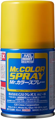 GSI クレオス(GSI Creos) Mr.カラースプレー イエロー (黄) 光沢 100ml ホビー用塗料 S4 容量：100ml スプレータイプの塗料です。 超微粒顔料を使用しています。 Mr.カラーと同系塗料です。 強く質の高い塗膜...