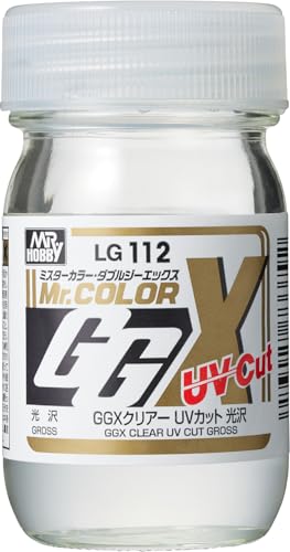 GSI クレオス(GSI Creos) Mr.カラー GGXクリアー UVカット 光沢 60ml 模型用塗料 LG112 容量：60ml 発色、隠蔽力、平滑性が向上。 現行のMr.カラー、Mr.カラーGXシリーズと混色が可能。 ※Mr.カラ...