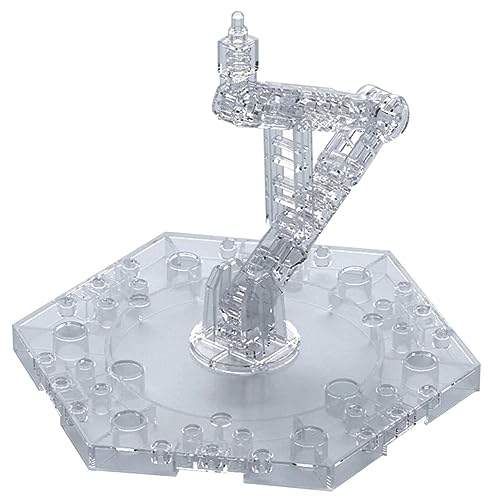 BANDAI SPIRITS(バンダイ スピリッツ) アクションベース5 クリア プラモデル (C)創通 サンライズ 対象年齢:8才以上 色:クリア 商品内容:成形品×4、取扱説明書×1 付属品:ベースパーツ×3、支柱パーツ(長)×1、ジョ...