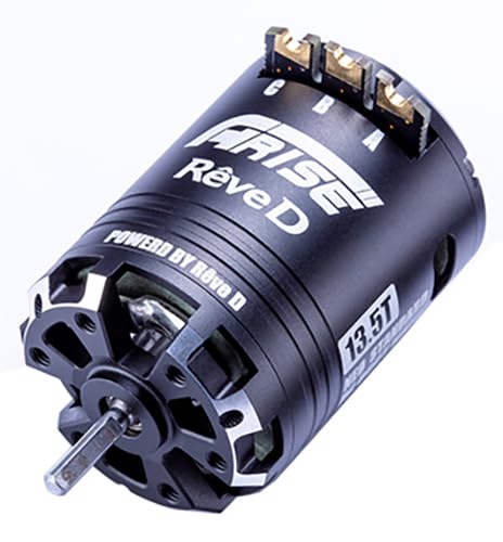 レーヴ ディー (Reve D) RWDドリフト専用 ブラシレスモータ- ARISE (13.5T) RM-R135B ReveD開発スタッフが昨今のドリフト シーンで求められる性能とコストパフォーマンスを追求し、ステーターやローターのマッ...