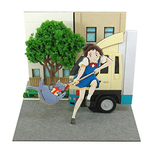 さんけい スタジオジブリmini 猫の恩返し ルーンをキャッチ ノンスケール ペーパークラフト MP07-61 難易度:★ 参考製作時間:2時間 (C) 2002 Nekonote-Do - Studio Ghibli - NDHMT 【J...
