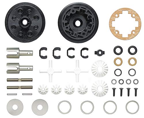 タミヤ(TAMIYA) RCスペアパーツ No.1649 SP.1649 TRF420ギヤデフセット 51649 TRF420シャーシに標準装備されているギヤデフセットです。 37Tの駆動比はそのままにデフケースの肉厚を可能な限り薄くするこ...