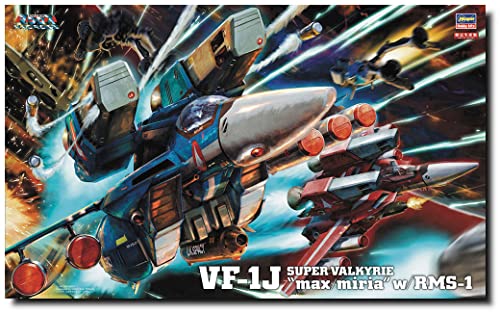 ハセガワ 1/48 VF-1J スーパーバルキリー“マックス/ミリア"w/反応弾 65827 (C)1982 ビックウエスト 組み立て、塗装が必要なプラモデル。 別途、工具、塗料等が必要。 【JANコード】4967834658271 【状態...