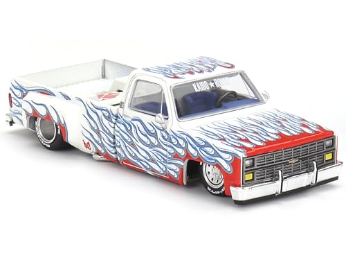 シボレー シルバラード デュアルオンファイア V2 - KAIDO HOUSE Mini GT - Scala 1/64 ※こちらの商品にはチェイスカーがありますが、外箱(パッケージ)は通常品と同様の為、封を開けるまで通常品かチェイスカーか...