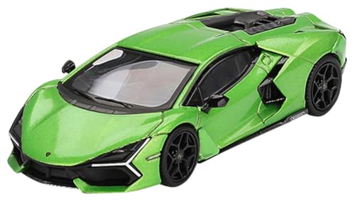 MINI GT 1/64 ランボルギーニ レヴエルト ヴェルデセルヴァンス (左ハンドル) 完成品 MGT00836-BL MINI GT 1/64スケールミニカー。 ダイキャストモデル。 「ランボルギーニ レヴエルト」のバリエーションが登...