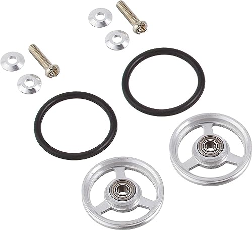 タミヤ(TAMIYA) ミニ四駆グレードアップパーツシリーズ No.161 GP.161 17mmアルミベアリングローラー 15161 ミニ四駆グレードアップパーツ 軽くて強いアルミ製エアロスポークのローラー ボールベアリングを内蔵してスム...