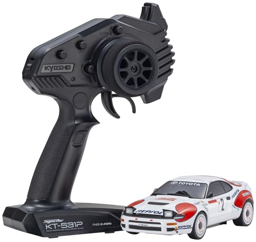 京商 (Kyosho) ミニッツAWD トヨタ セリカ GT-FOUR RC No.2 WRC 1992 カルロス・サインツ 電動ラジオコントロール 32654CS 四輪駆動シャシー＋ドリフト専用タイヤ装着済だから、小スペースでドリフト走行...