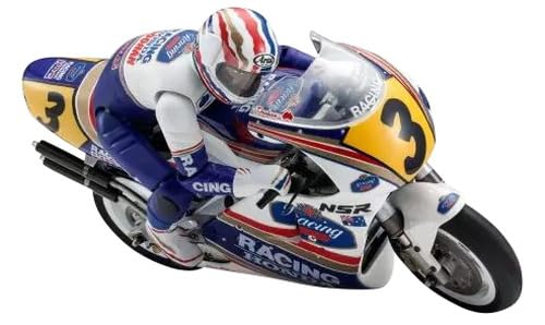京商 (Kyosho) 1/8 EP バイク ハングオンレーサー シリーズ Honda NSR500 1991 キット 電動ラジオコントロール 34937T1 作って楽しい、飾って満足、走らせてもおもしろい! ライダーフィギュアがハングオン...