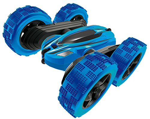 童友社 R/C アクションバギー クレイジーサイクロン ブルー 40MHz 電動ラジオコントロール CRCY-B-3480 楽しいアクションバギーの登場です。 ひっくり返っても、立ち上がっても、壁にぶつかっても、左右のタイヤを回転させ、本体...