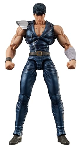 DIGACTION 『北斗の拳』 ケンシロウ 全高約80mm ノンスケール PVC製 塗装済み 可動フィギュア 不朽の名作『北斗の拳』より、『第64代北斗神拳伝承者』ケンシロウと『野盗集団』ジード団員が、可動フィギュア【DIGACTION】...