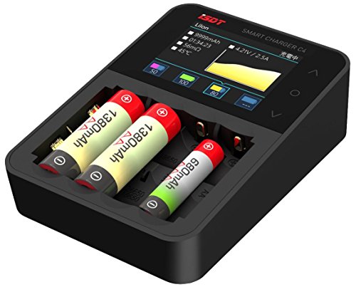 ISDT C4 スマートチャージャー GDT108 単三/単四 充電器の決定版! ISDT C4 スマートチャージャー! 模型の動力用として欠かせない、乾電池型バッテリー。 主に使用される単三/単四 NiCd/NiMHはもちろんのこと、Ni...