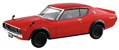 青島文化教材社(AOSHIMA) 1/32 ザ・スナップキットシリーズ ニッサン C110スカイラインGT-R レッド 色分け済みプラモデル 18-C 組み立てが必要なプラモデル。 別途、工具等が必要。 【JANコード】4905083064...